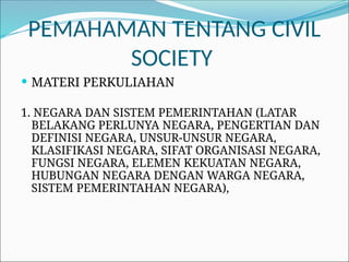 pendidikan kewarganegaraan di Indonesia. | PPTX