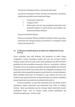 pertubuhan NGO (SEAMEO SEN) | DOCX