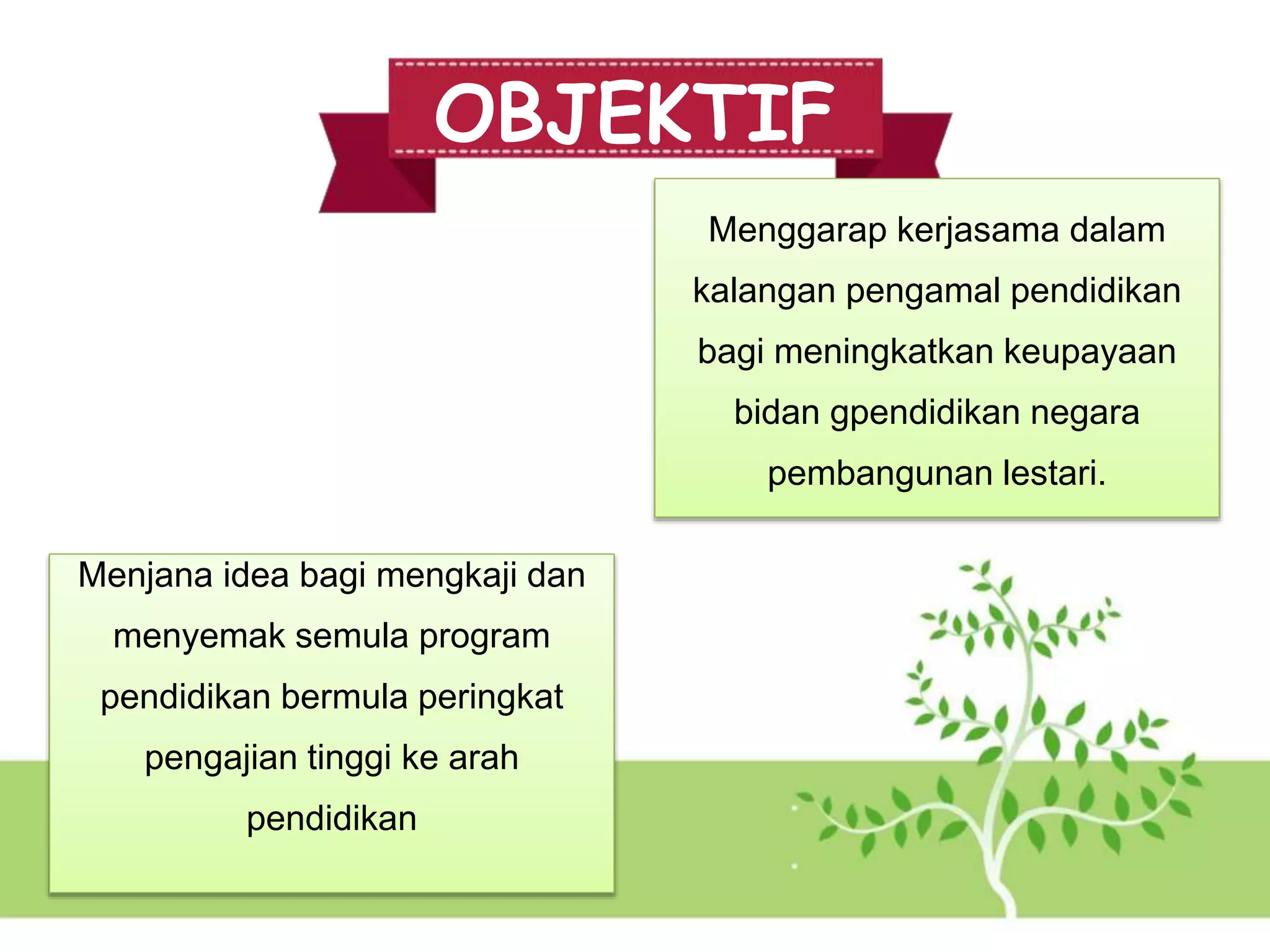 Pendidikan Pembangunan Lestari (Education sustainable development) | PPTX