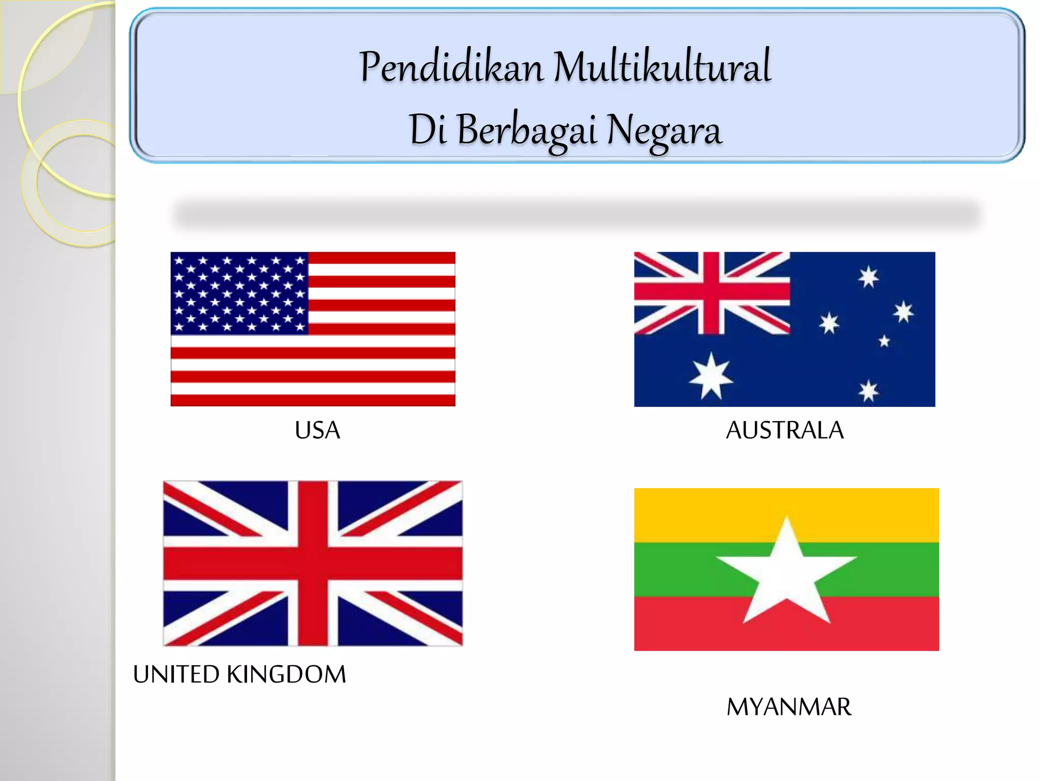 Pendidikan Multikultural di Negara Lain | PPTX