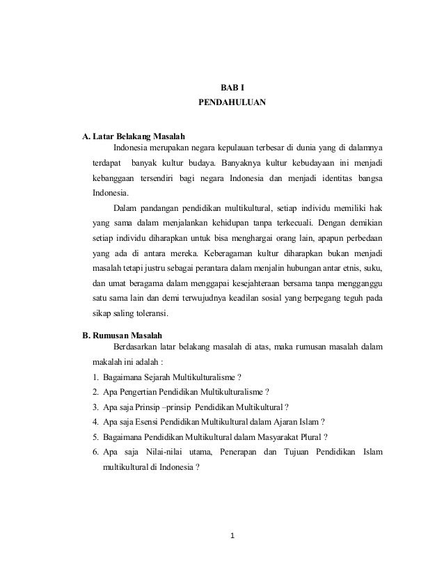 Makalah Pendidikan Multikultural Di Indonesia | Laporan Ku Makalah Pendidikan Multikultural Di Indonesia | Laporan Ku