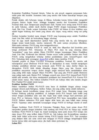 Pendidikan non formal | DOCX