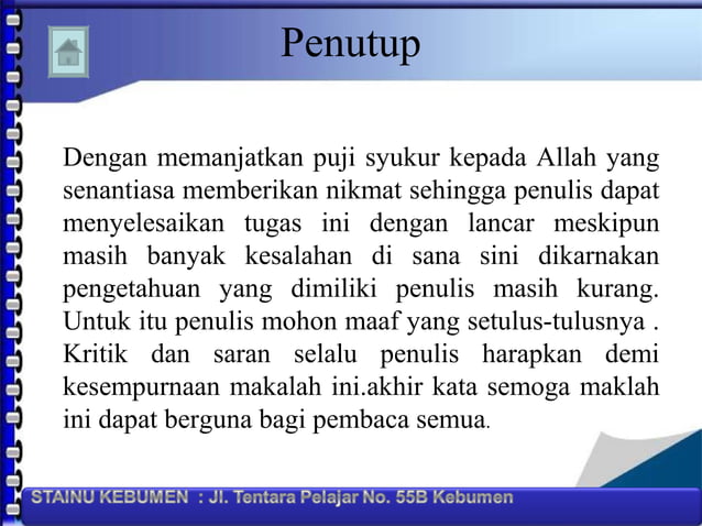 Pendidikan pranatal menurut agama islam | PPT