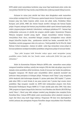 Pendidikan sebagai pemangkin pembangunan kecermelangan insan dan negara | DOC