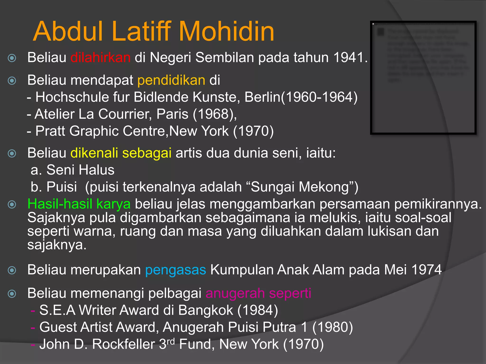 Sejarah Seni Visual Malaysia | PPTX