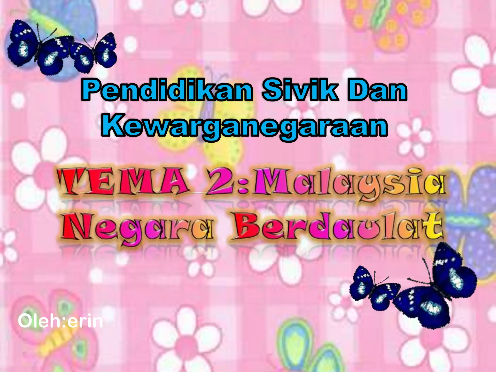 Tema 5: Kerajaan Demokrasi | PPT