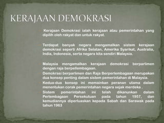 Tema 5: Kerajaan Demokrasi | PPT