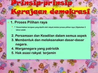 Tema 5: Kerajaan Demokrasi | PPT