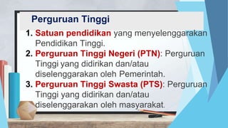 pendidikan tinggi-pkkmb 2023 | PPTX