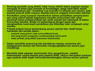 Pendidikan Yang Humanis | PPT