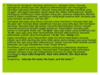 Pendidikan Yang Humanis | PPT