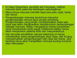Pendidikan Yang Humanis | PPT