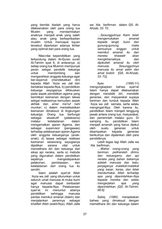 pendidik keluarga dalam perspektif quran | PDF