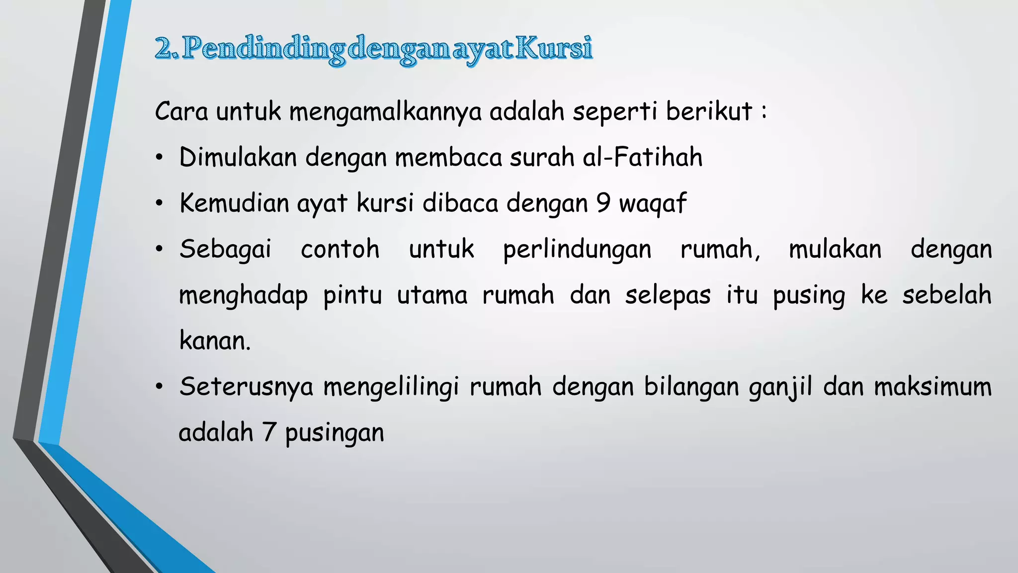 Pendinding diri, keluarga dan harta | PPTX
