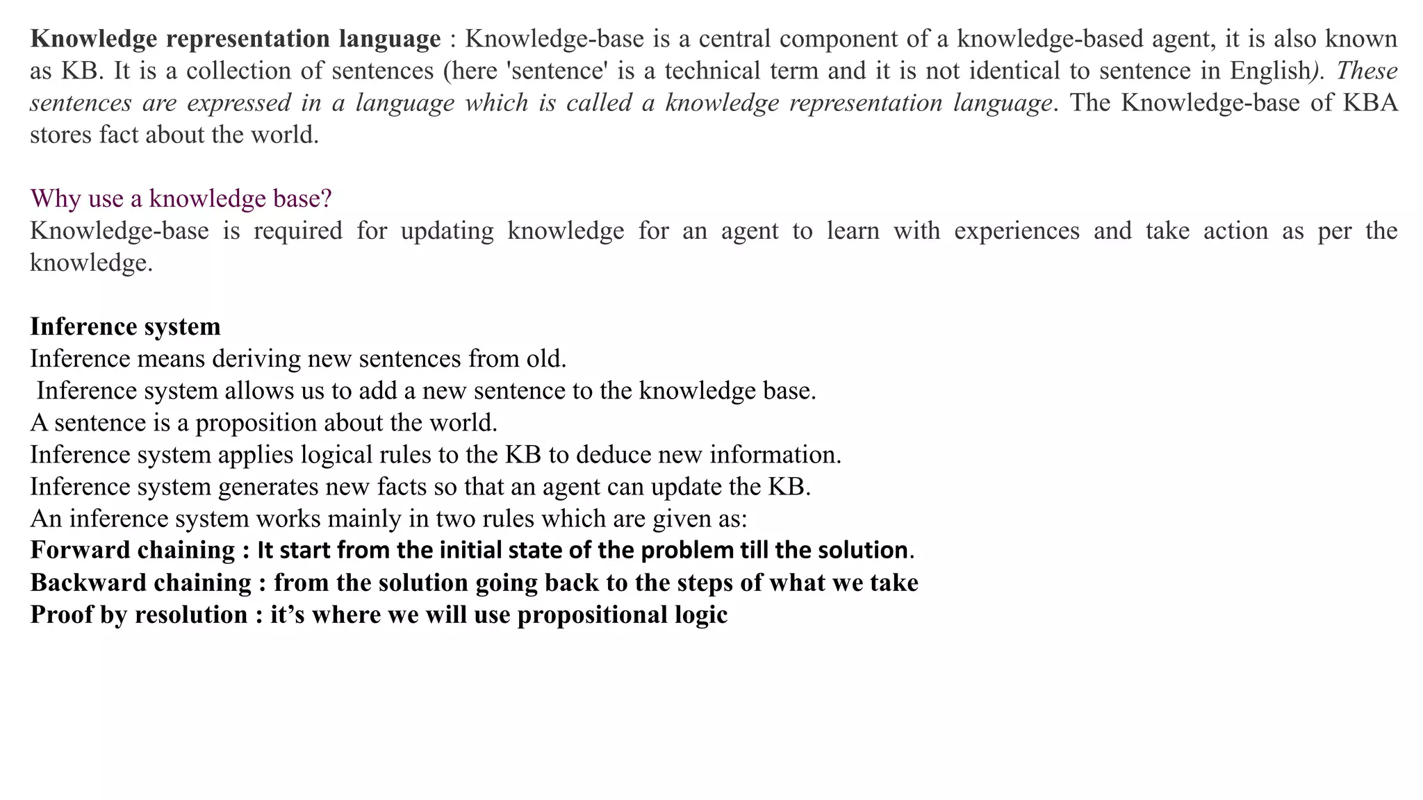 pending-1664760315-2 knowledge based agent student.pptx | Artificial Intelligence | Technology ...
