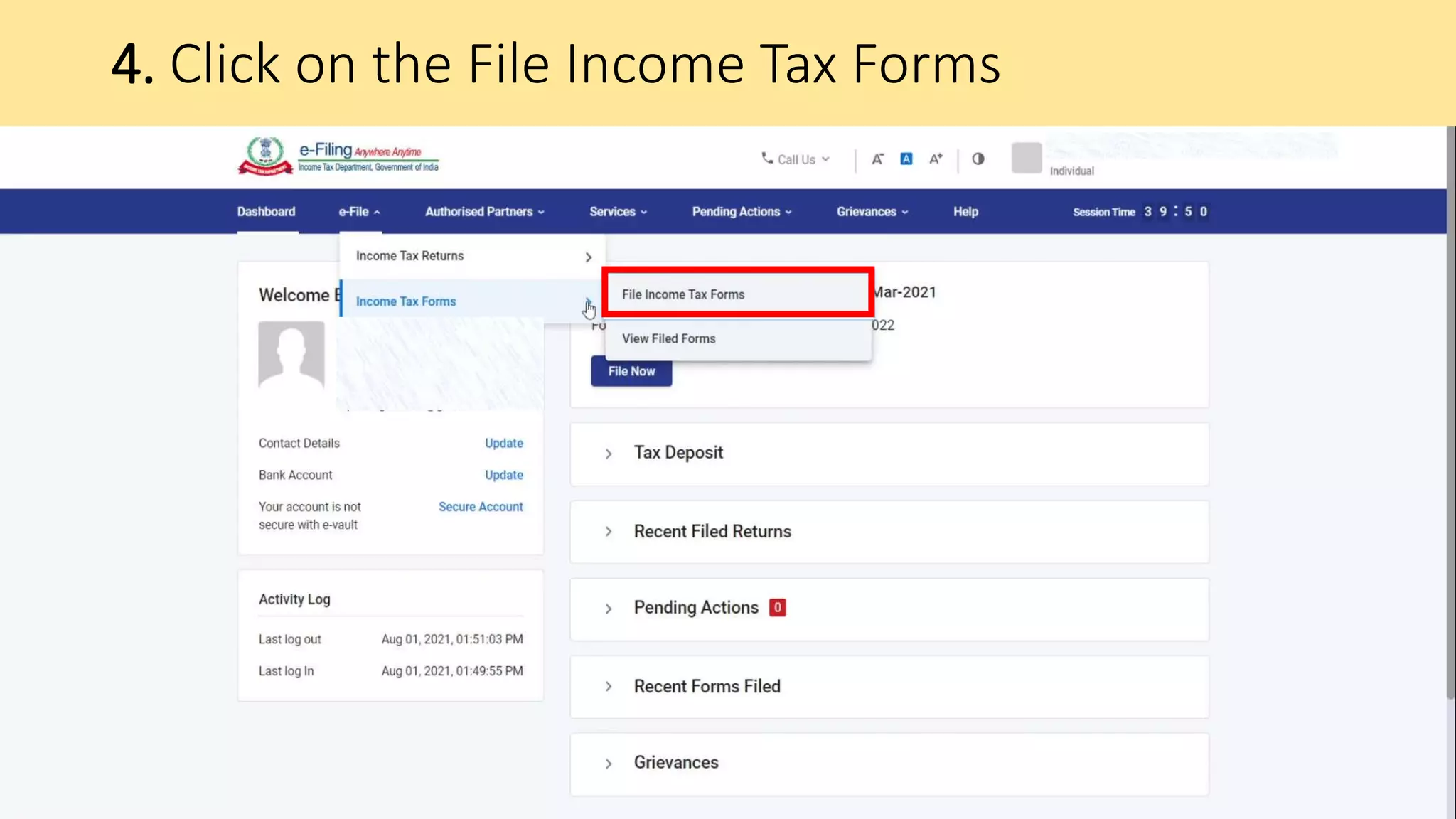 How to file form-1 (equalization levy) on new income-tax portal? | PPTX
