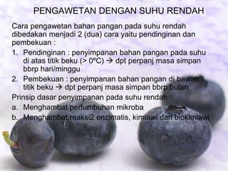 Pendinginan pembekuan | PPTX