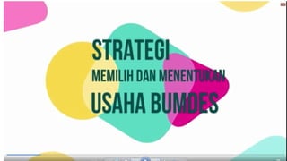 PENDIRIAN BUMDES DAN BUMDESMA DALAM RANGKA | PPT