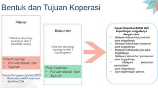 Pendirian Koperasi oleh anggota berdasarkan permen | PPTX