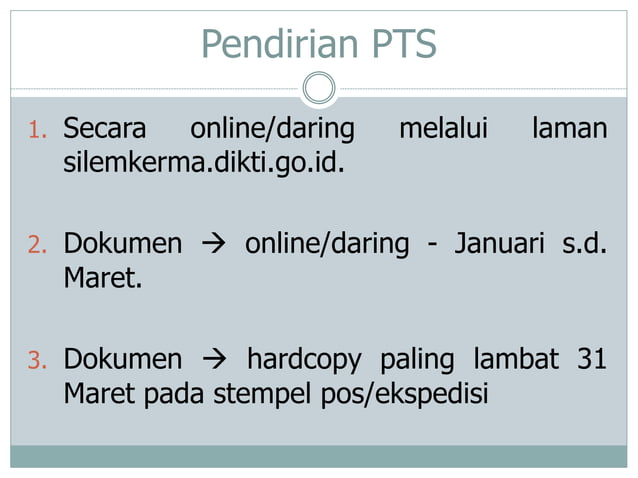 Pendirian pts by isp | PPT