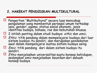 Pendidikan Multikultural Pendidikan Agama.ppt