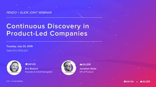 Continuous Discovery in Product-Led Companies | PPT