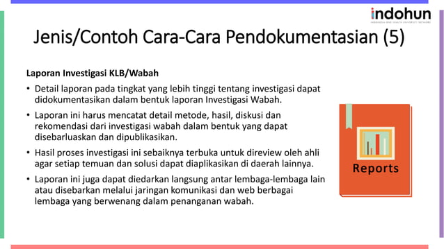 Pendokumentasian kegiatan pencegahan dan pengendalian klb wabah | PPT