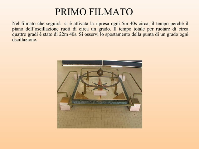 Pendolo di Foucault | PPT