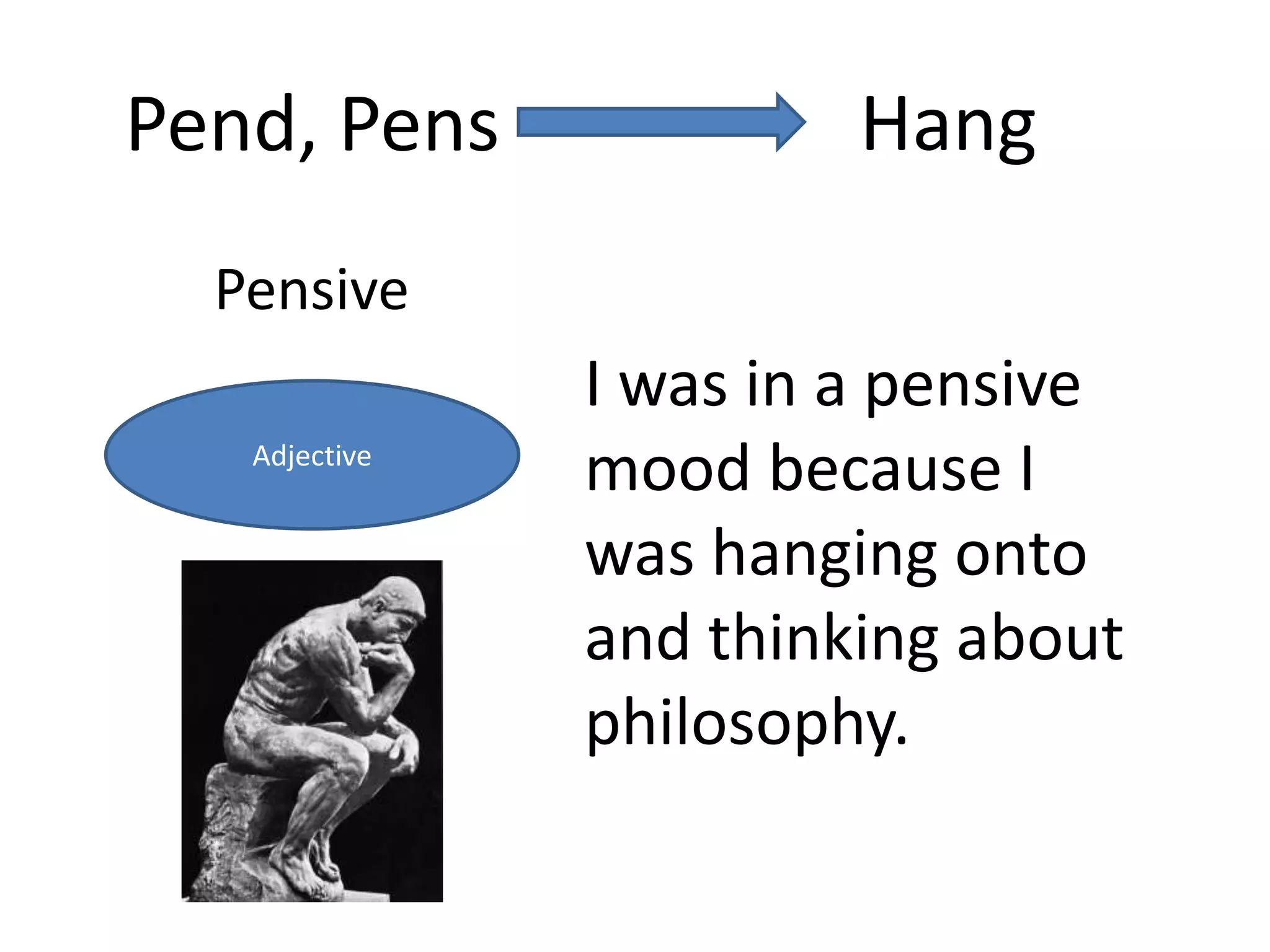 Pend, pens | PPTX