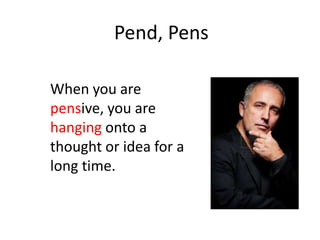 Pend, pens | PPTX