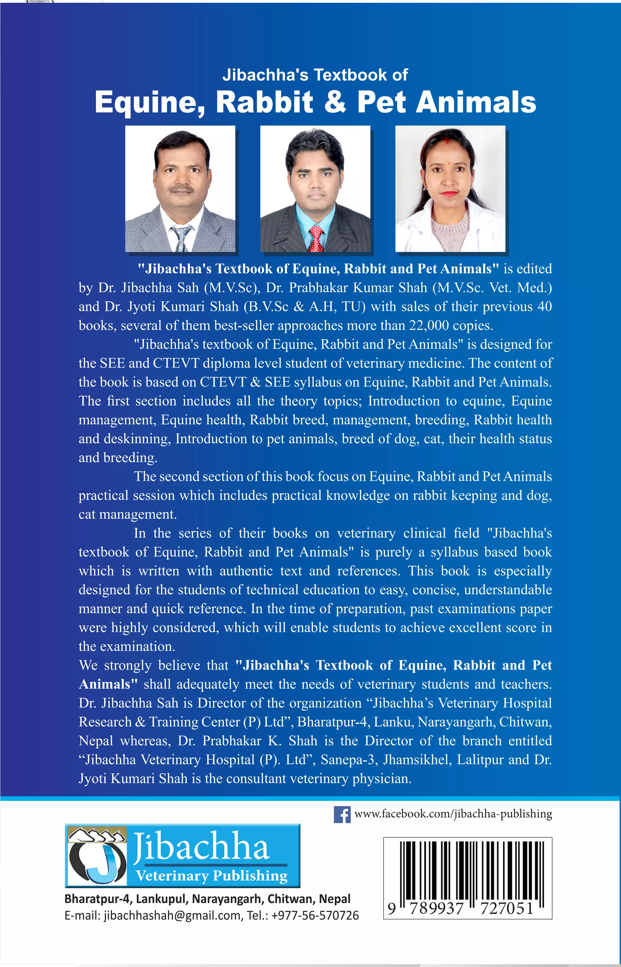 Jibachha's Textbook of Equine,Rabbit & pet Animals-Dr.Jibachha Sah | PDF