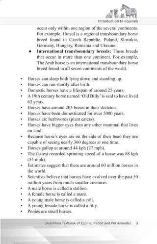 Jibachha's Textbook of Equine,Rabbit & pet Animals-Dr.Jibachha Sah | PDF