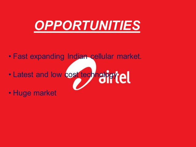 Airtel ppt new | PDF | Telecommunications Industry | Industries