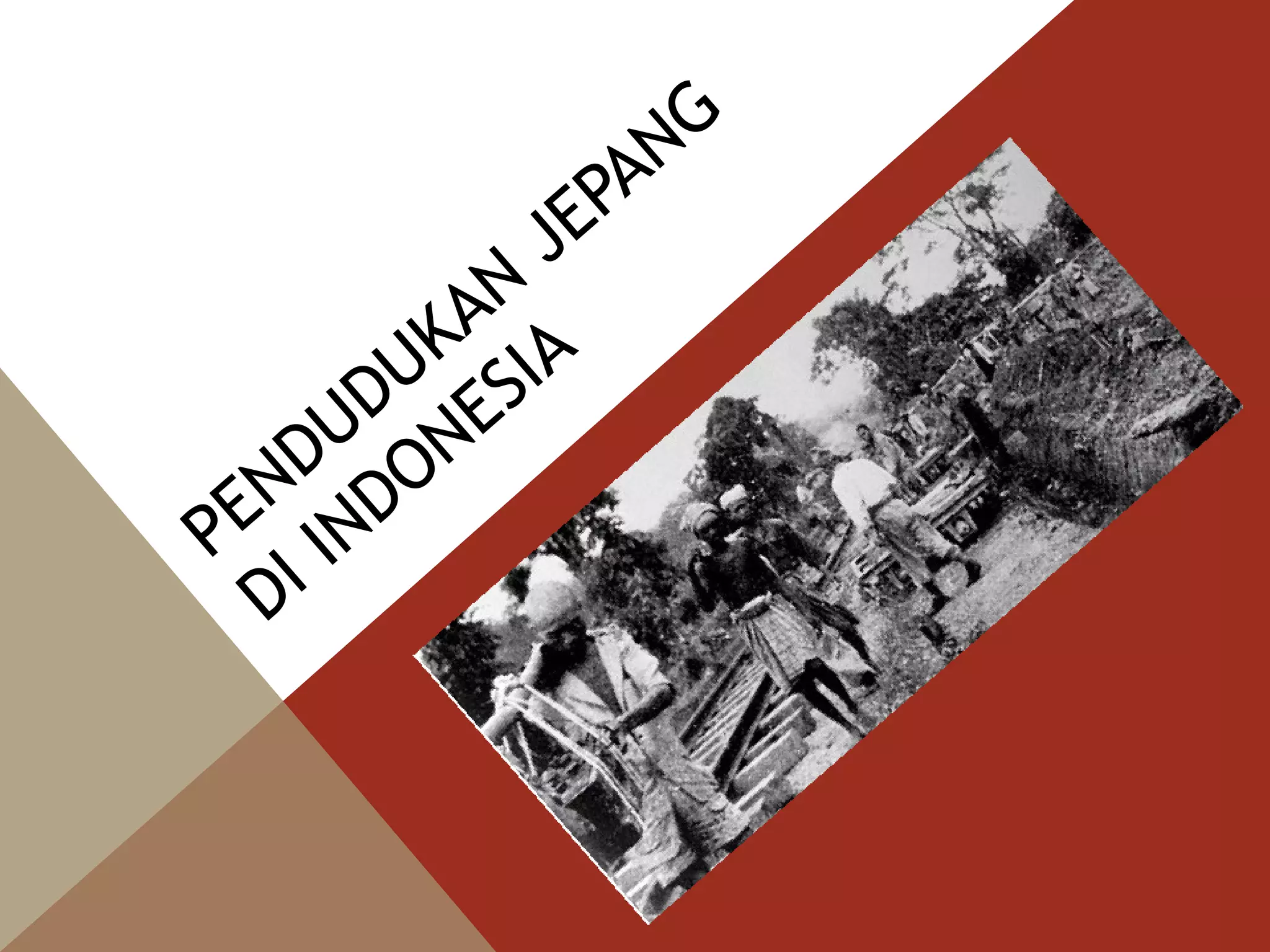 Pendudukan jepang di indonesia | PPT