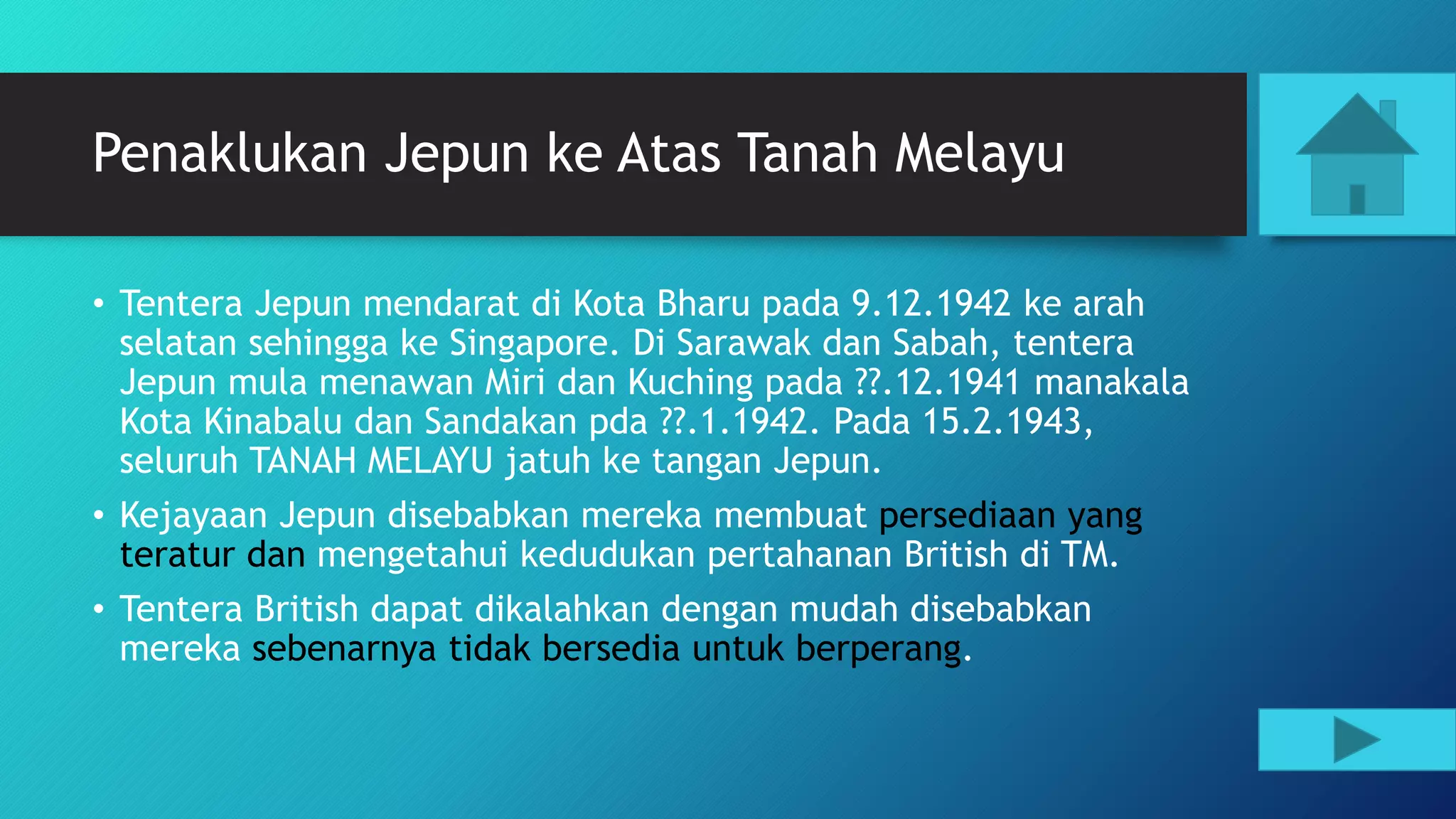 Pendudukan Jepun di Malaysia 1941-1945 | PPTX
