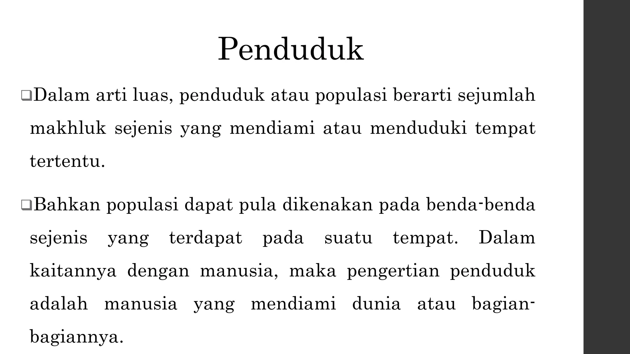 Penduduk dan Ketenagakerjaan | PPTX