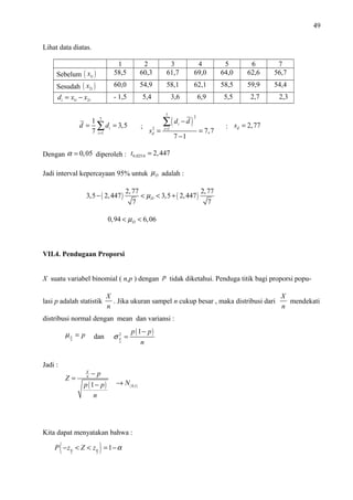 Pendugaan parameter | PDF