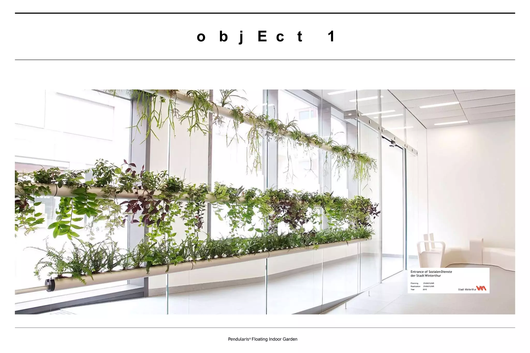 Floating Indoor Garden Pendularis | PPTX