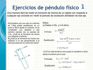 Ejercicios De Pendulo Pdf