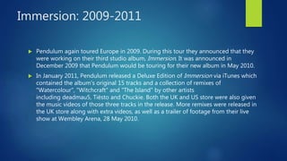 Pendulum band profile | PPTX