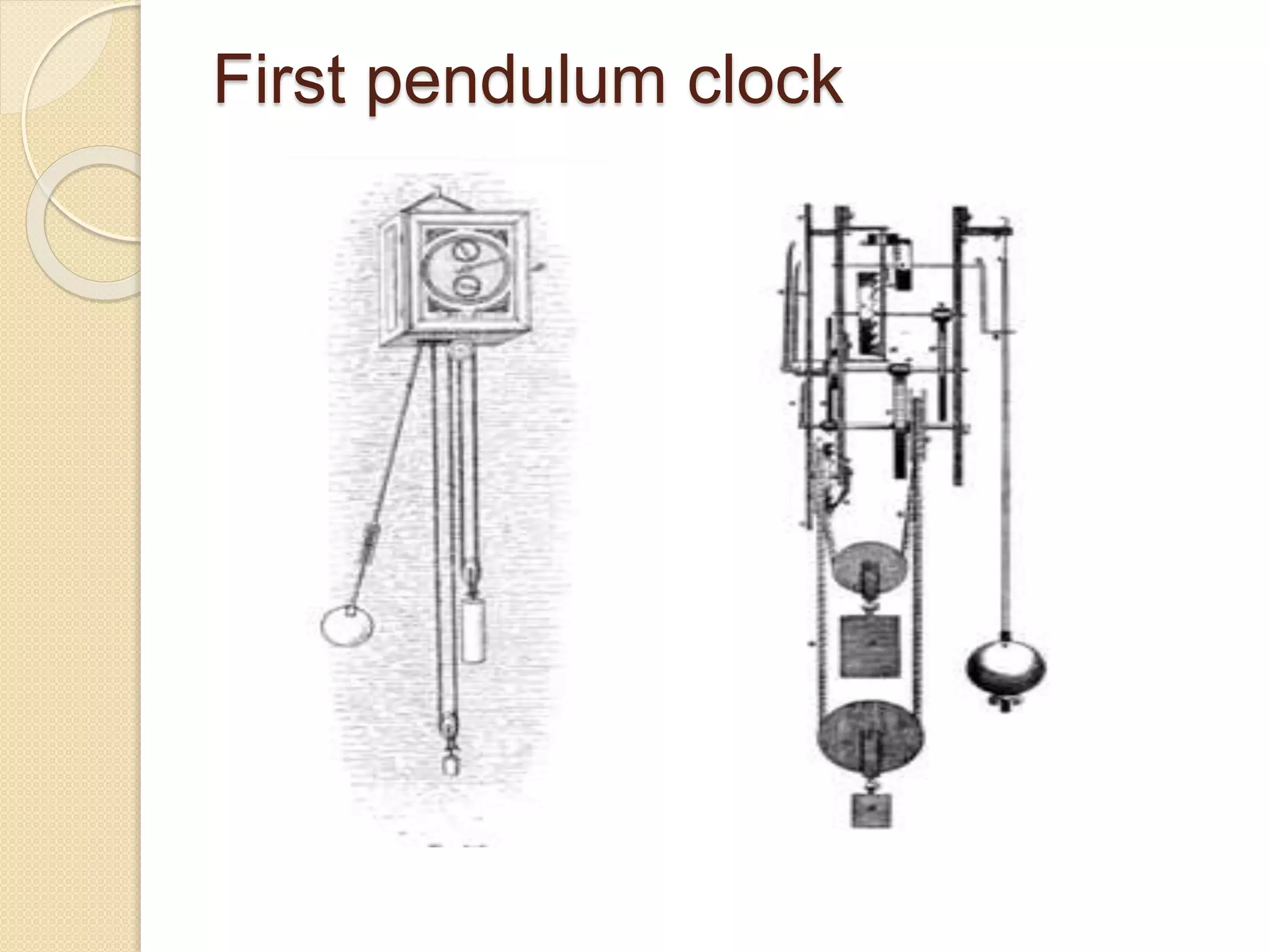Pendulum clocks | PPTX