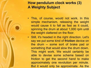 Pendulum clocks | PPTX