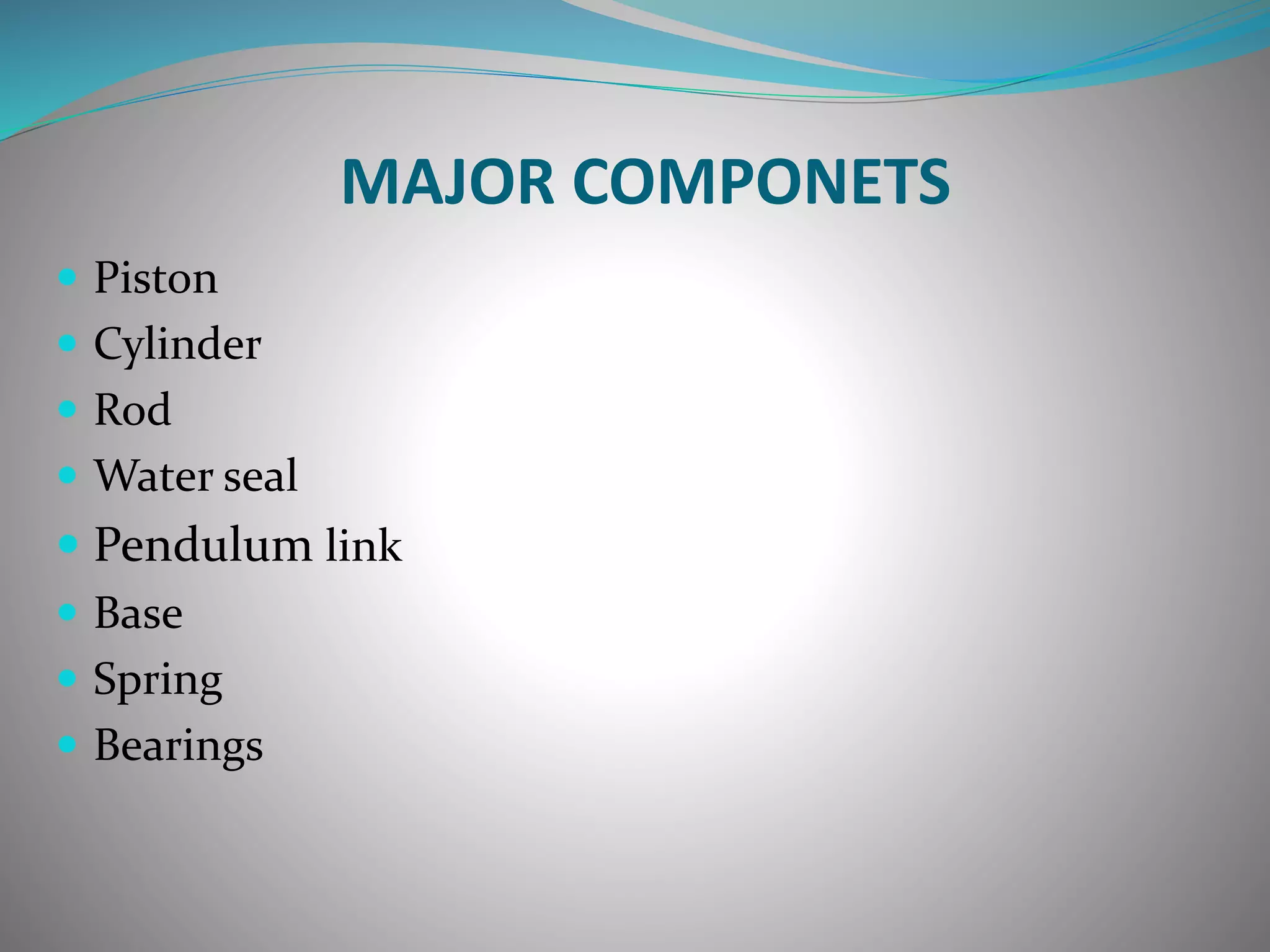 Pendulum operated water pump | PPTX | Chemistry | Science