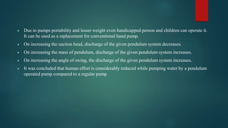 PENDULUM PUMP Mini Project.pptx
