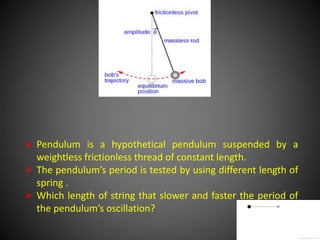 Pendulum ssi | PPT