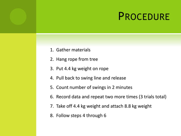 Pendulum swing | PPT | Free Download