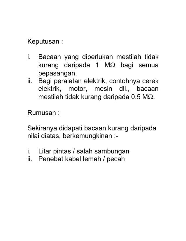 Ujian Rintangan Penebatan | DOC