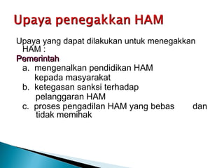 Penegakan ham (_pkn_kelas_x) | PPT