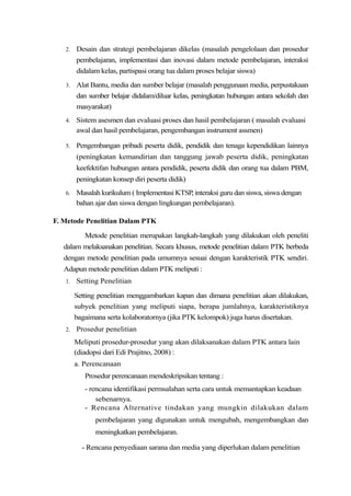 Penelitian tindakan-kelas | PDF