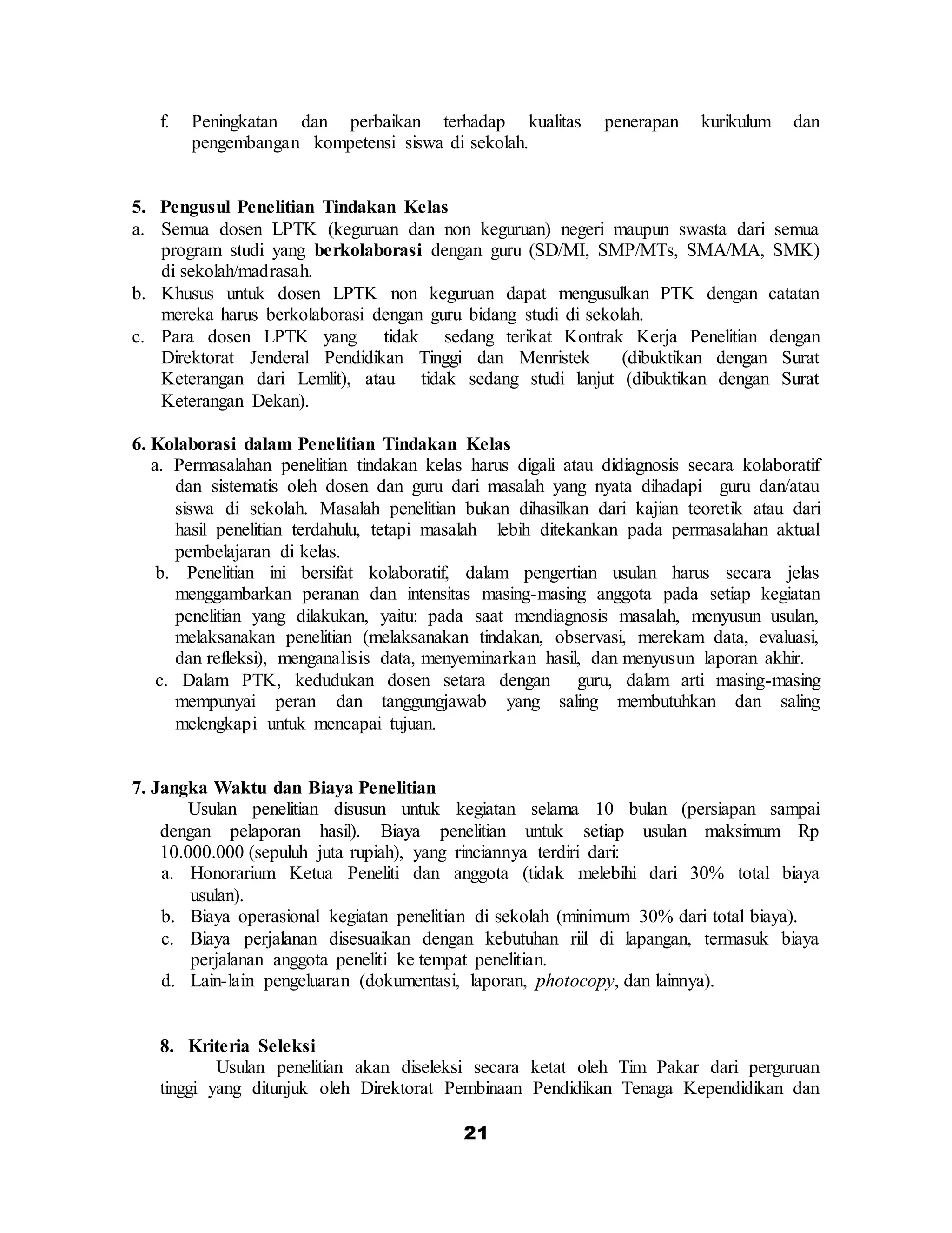 Penelitian tindakan-kelas-ptk-contoh-karya-tulis-ilmiah-kti | PDF